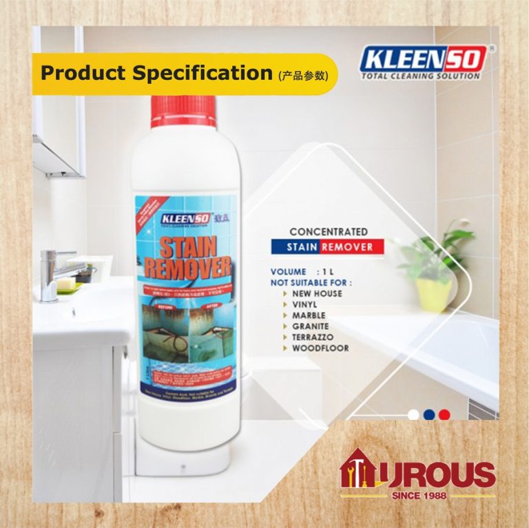 CKS-SR10 KLEENSO STAIN REMOVER 1L - Aurous | Tick Hong Hardware