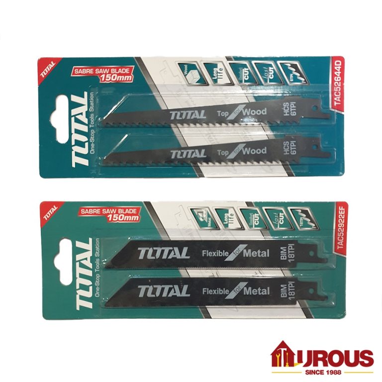 Total Sabre Saw Blade 150mm TAC 52644D (wood) / TAC 52922EF (metal ...