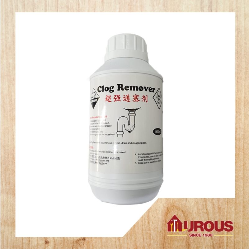 SUPER CLOG REMOVER FOR TOILET AND PIPES 500ML - Aurous | Tick Hong Hardware