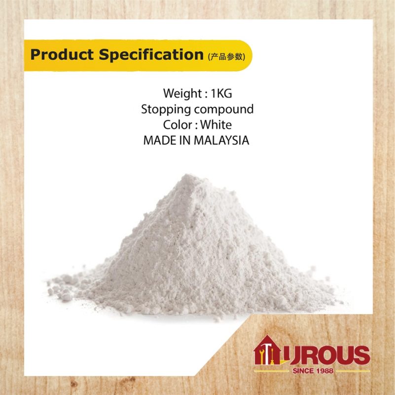 1KG PACK STOPPING COMPOUND - Aurous Hardware Online Store