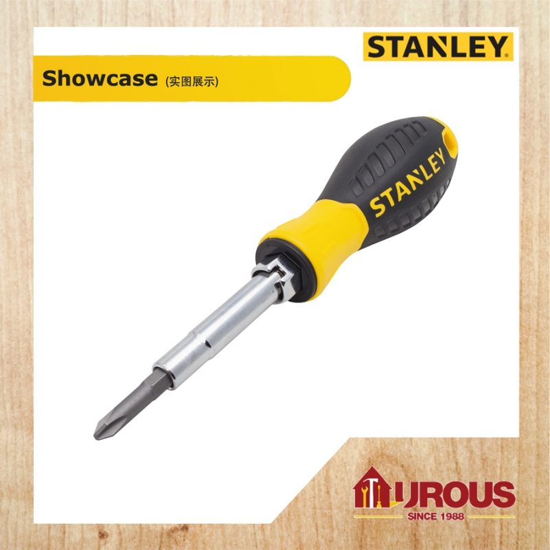 Stanley 6 way Screwdriver Set 68-012 - Aurous | Tick Hong Hardware