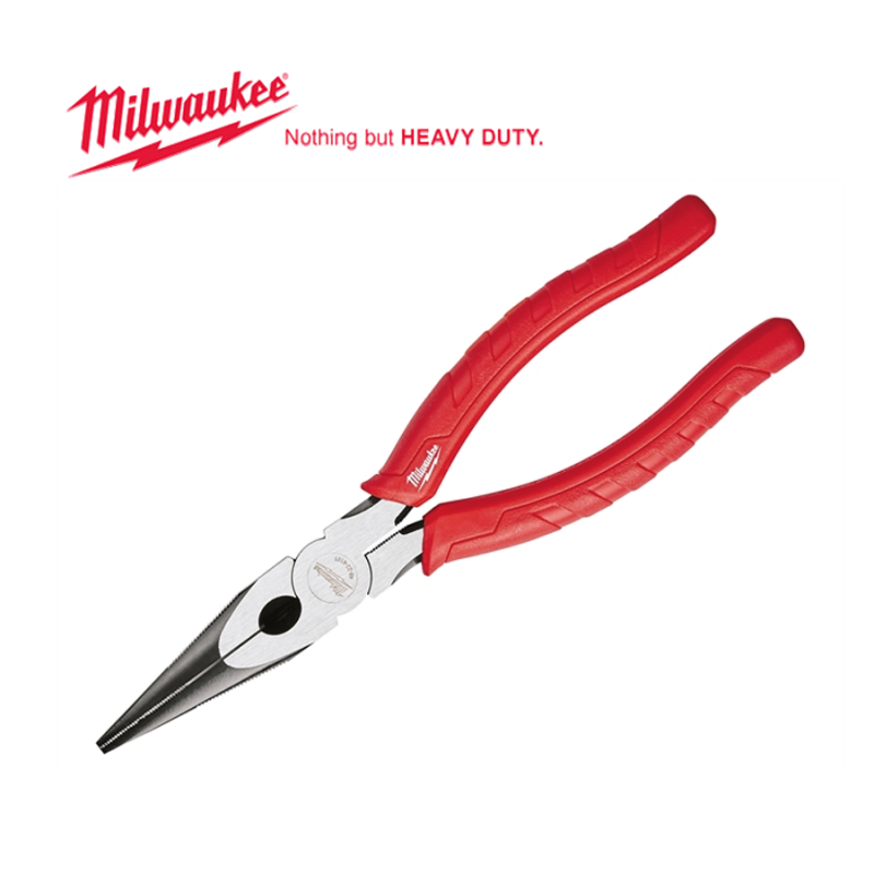 Milwaukee Long Nose Plier 8'' 48-22-6101 limited life time warranty ...