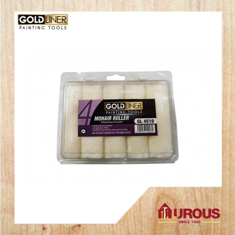 GOLDLINER MOHAIR PAINT ROLLER REFILL GL4510 WHITE 4'' (10 PCS/BOX ...
