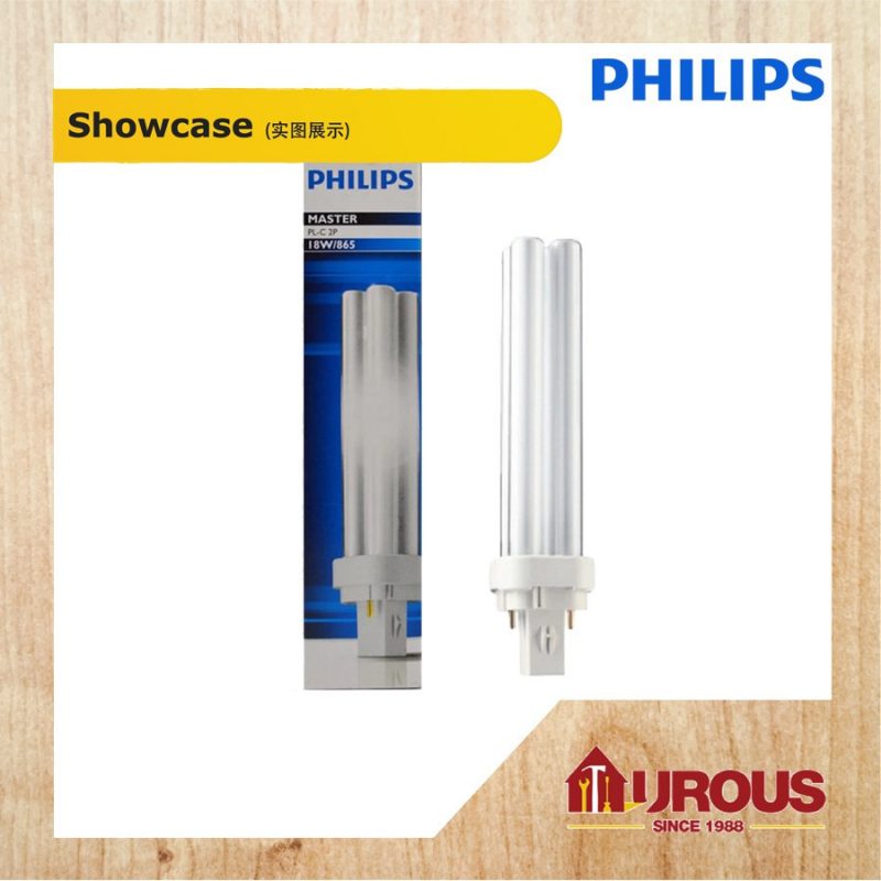 PHILIPS LIGHT BULB PL-C 18W/827 W/W / 18W/865 D/L (DOWNLIGHT) - (1 ...
