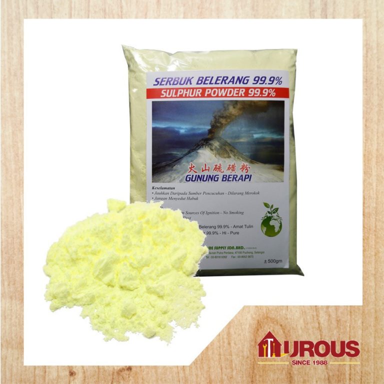 SULPHUR POWDER (SERBUK BELERANG) 99.9% 500G - Aurous Hardware Online Store