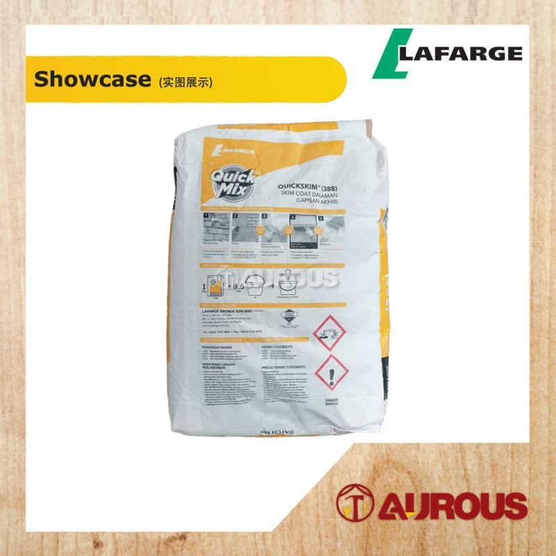 LAFARGE QUICKSKIM 388 25KG - Aurous | Tick Hong Hardware