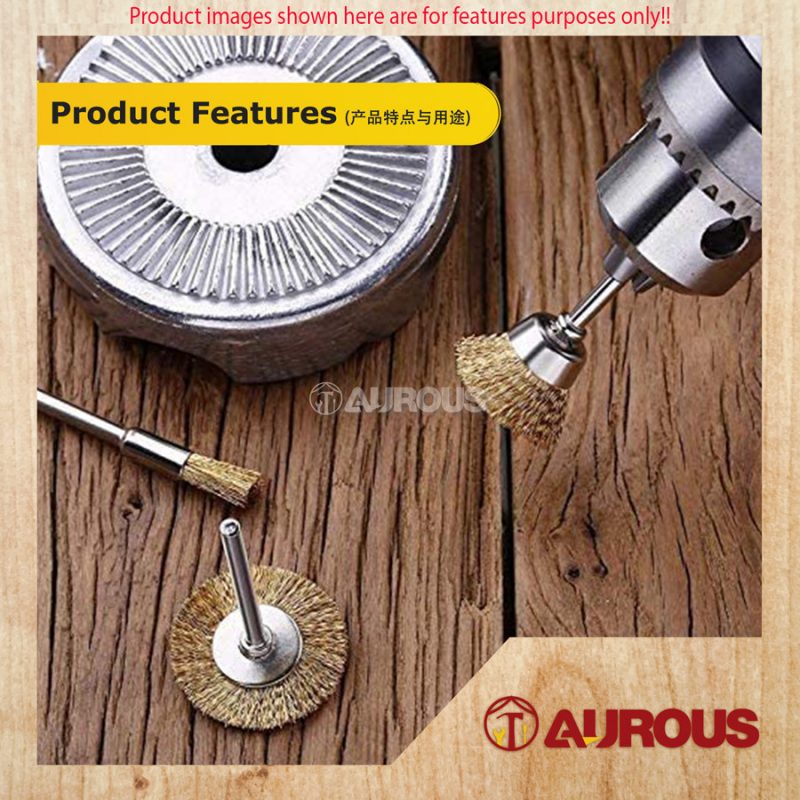 COPPER WHEEL/CUP/STRAIGHT BRUSH (3MM SHANK) - 1 PIECE - Aurous | Tick ...