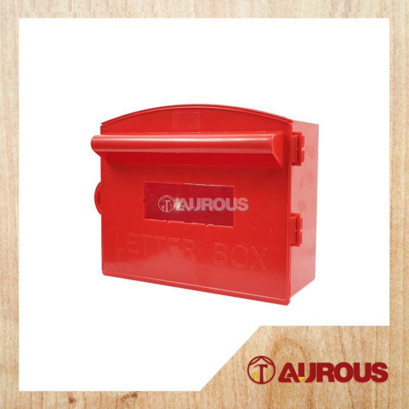 PVC LETTER BOX (HORIZONTAL/RED) - Aurous | Tick Hong Hardware