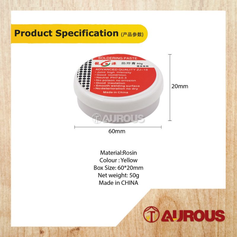 ROSIN SOLDERING FLUID PASTE SOLDER ELECTRICAL WELDING GREASE (RED ...