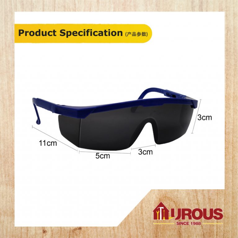 Eye Protection Safety Google Eyewear Yellow Frame Safety Goggle ...