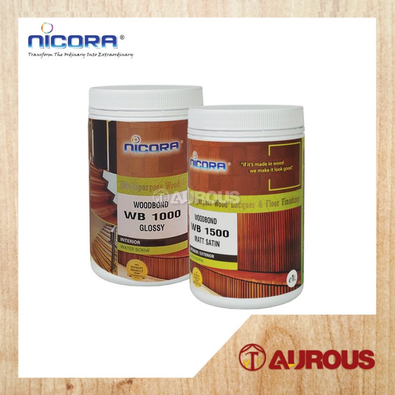 NICORA LYCA MATT WHITE PAINT ( 1 LITRE ) - Aurous Hardware Online Store