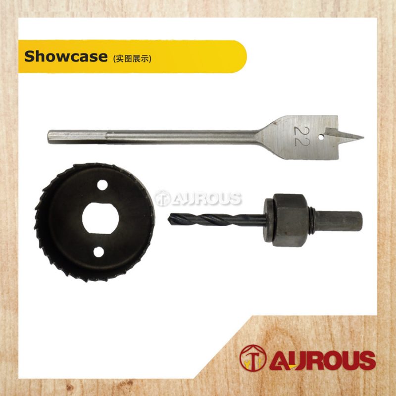 DOOR LOCK INSTALLATION KIT HOLE SAW / DOOR LOCK DRILL HOLE INSTALLATION ...