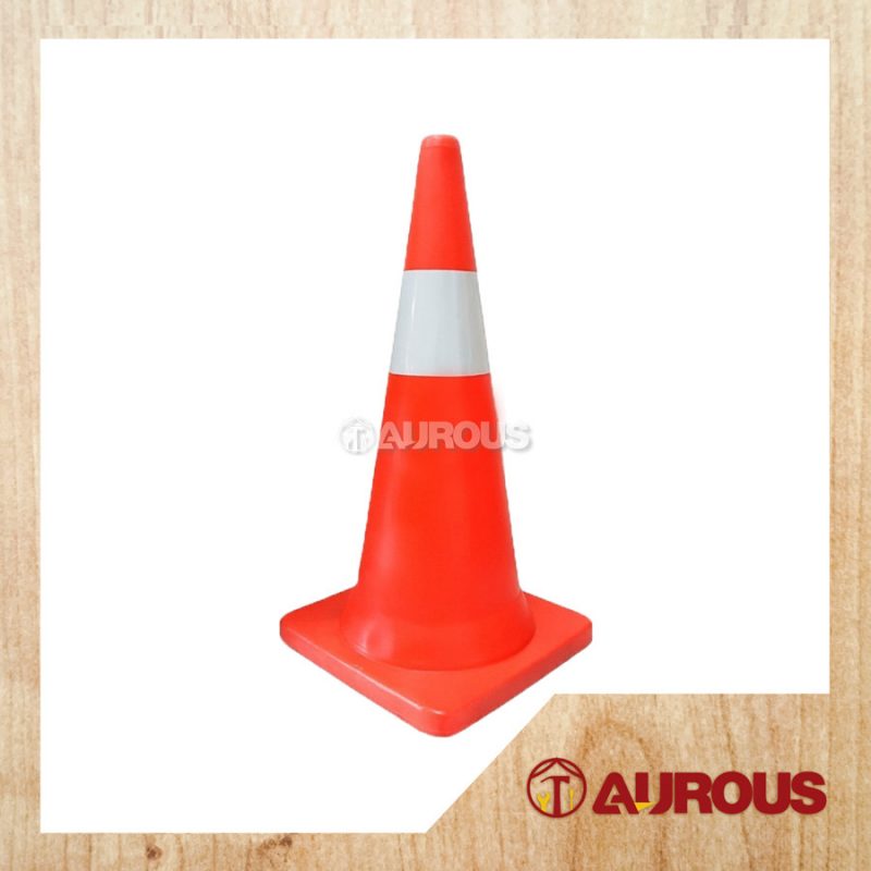 PVC ROAD SAFETY REFLECTIVE TRAFFIC CONE 30'' (ORANGE) - Aurous | Tick ...