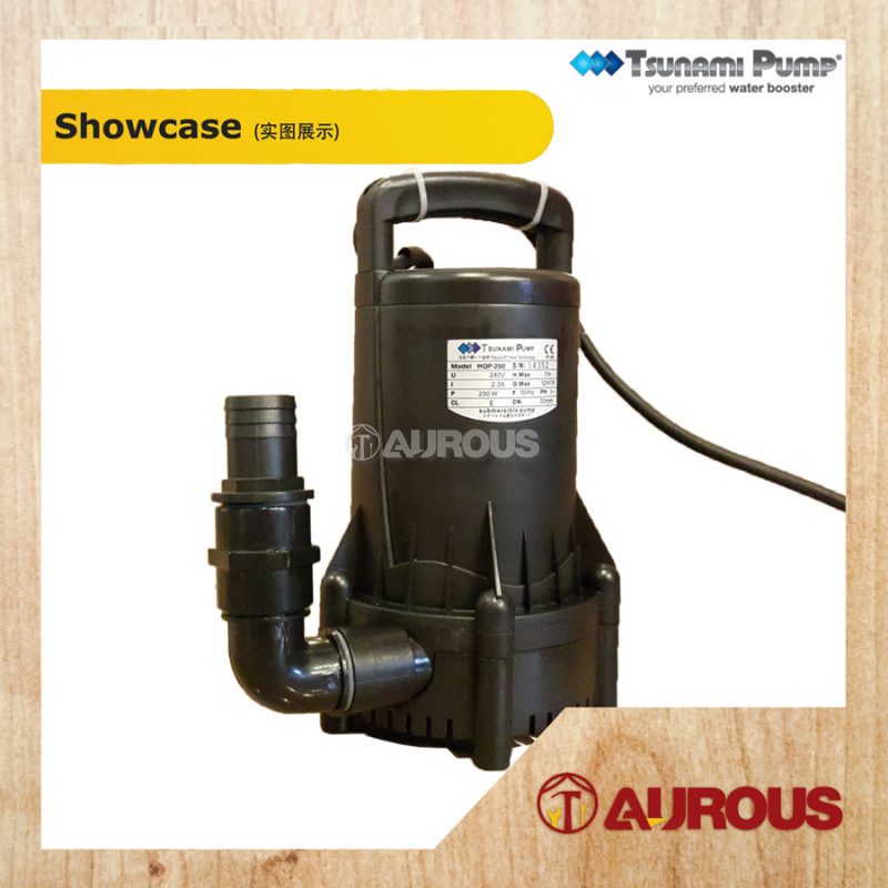 TSUNAMI VERTICAL SUBMERSIBLE WATER PUMP (HQP-250/HQP-330) - Aurous ...