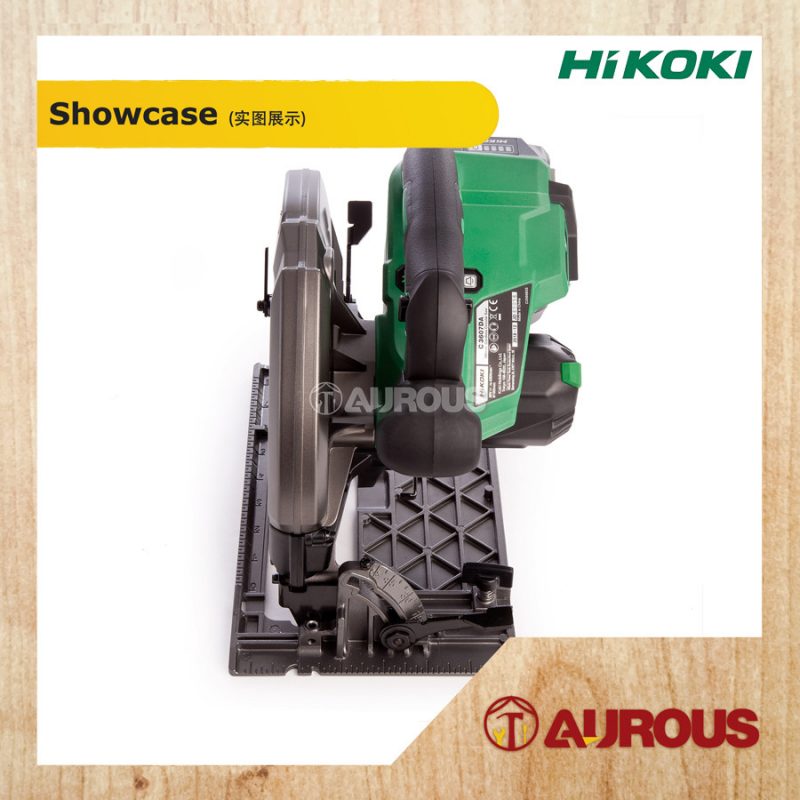 HIKOKI BATTERY CORDLESS MULTI VOLT CIRCULAR SAW 36V C3607DA 7'' 185MM ...