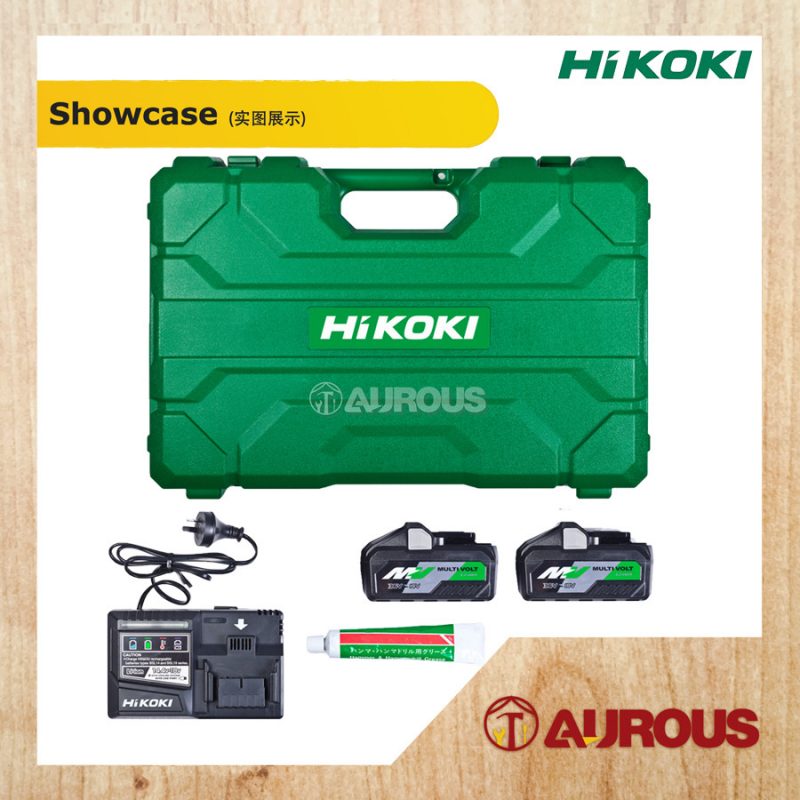 HIKOKI BATTERY CORDLESS MULTI VOLT SDS MAX ROTARY HAMMER MACHINE 40MM ...