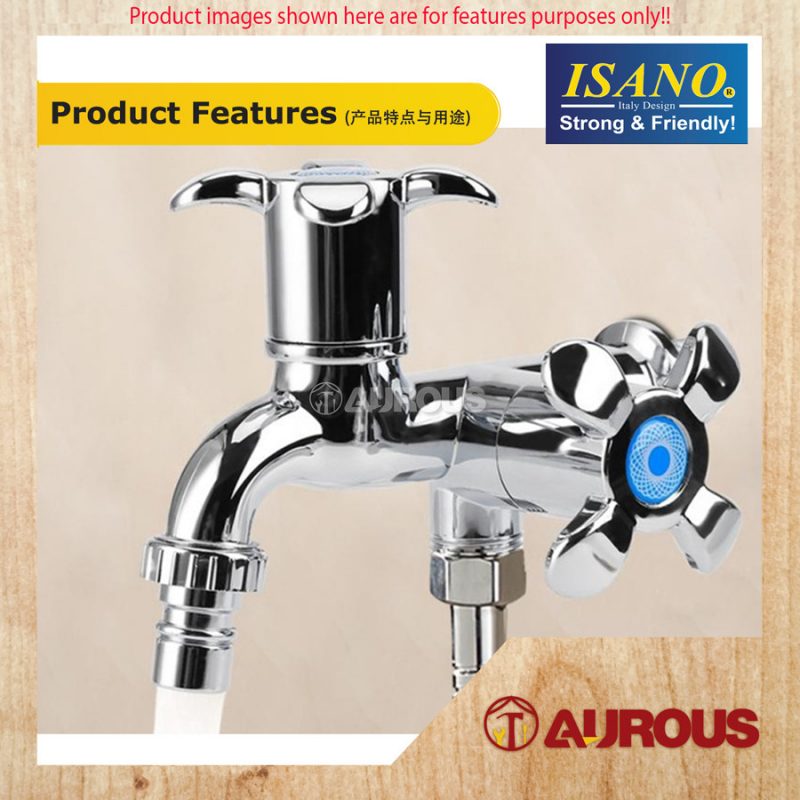 ISANO ECO 1/2" TWO WAY TAP - Aurous | Tick Hong Hardware