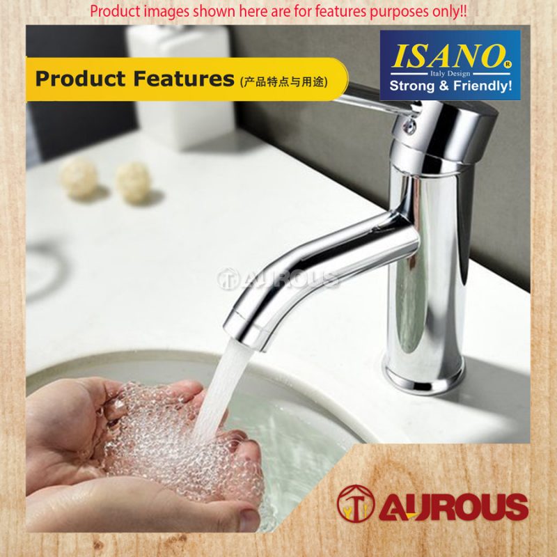 ISANO ECO 1/2" PILLAR BASIN TAP (8200PT) - Aurous | Tick Hong Hardware