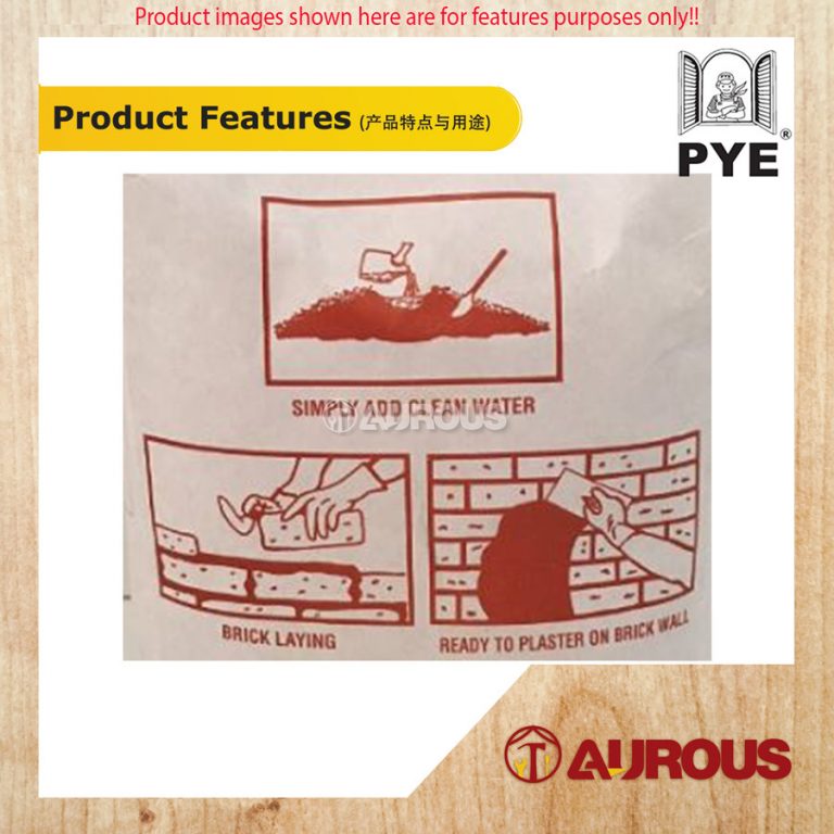 PYE PREMIX PLASTER CEMENT 921 / SIMEN SIAP CAMPUR (25KG) - Aurous ...