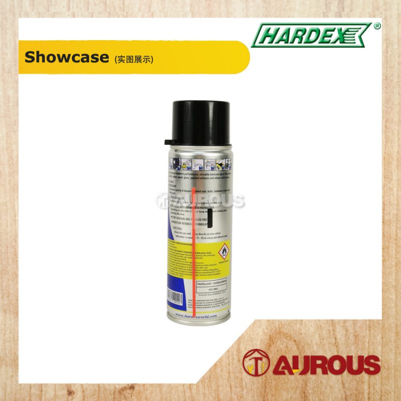 HARDEX 4D PENETRANT & LUBRICANT SPRAY ANTI RUST (HD420) 200ML - Aurous ...