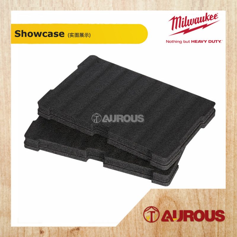 MILWAUKEE PACKOUT CUSTOMIZABLE FOAM INSERT [BLACK] 48-22-8451 - Aurous ...