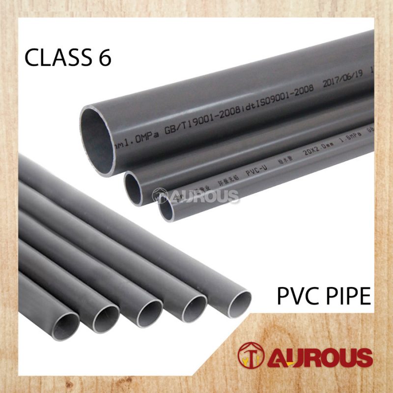 (1 METER) 15MM/20MM/25MM GREY PVC PIPE / PAIP AIR PVC (CLASS 6 ...