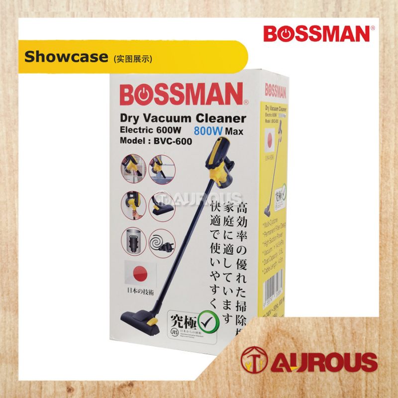 BOSSMAN CORDED PORTABLE HAND-HELD DRY VACUUM CLEANER 600-800W (BVC 600 ...