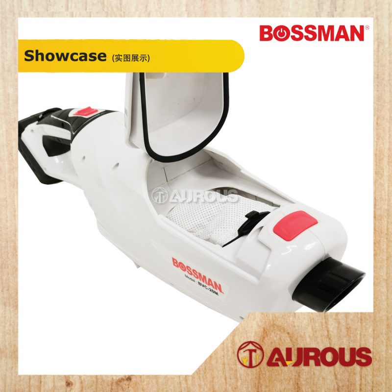 BOSSMAN BVC-20M 20V CORDLESS VACUUM CLEANER 15W 350ML WITH 1 BATTERY ...