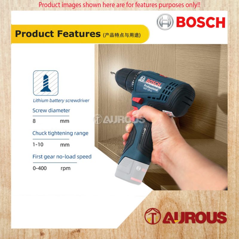 BOSCH GSR 120-LI GEN 2 PROFESSIONAL CORDLESS DRILL/DRIVER (GSR120-LI ...