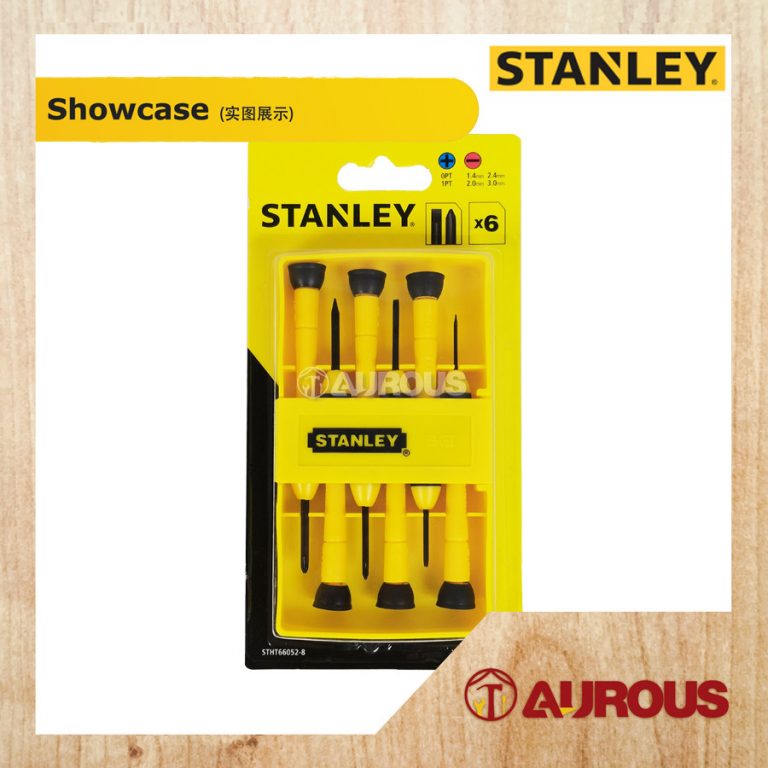 STANLEY 6 PCS INSTRUMENT PRECISION SCREWDRIVER SET 66-052 (STHT66052-8 ...