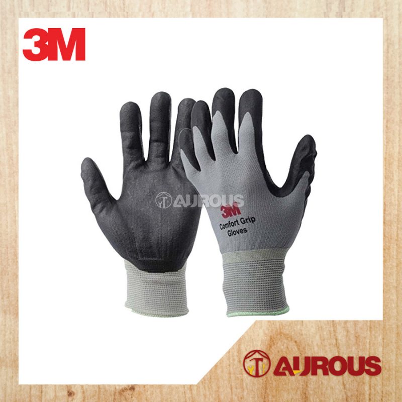 3M MULTIPURPOSE NITRILE FOAM COMFORT GRIP HAND GLOVE (SIZE M/L ...