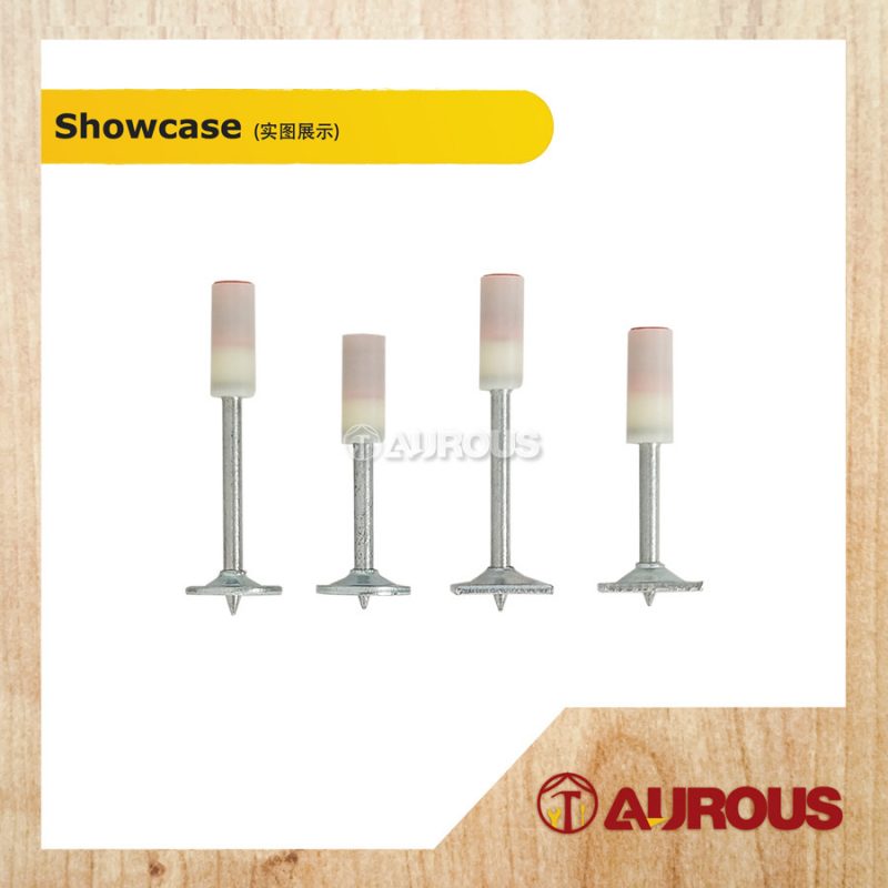 (BOX) 7.3/8.5MM SHOOTER CONCRETE CEILING ARTIFACT CAP FASTENER RIVET ...