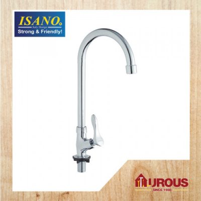 ISANO 1/2" ECO SWAN NECK TAP SINK PILLAR TAP FAUCET 8000SI - Aurous ...