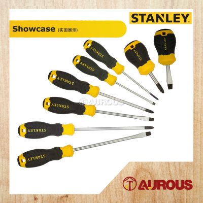 STANLEY CUSHION GRIP 8 PCS SCREWDRIVER SET STMT66673 (66-673) - Aurous ...