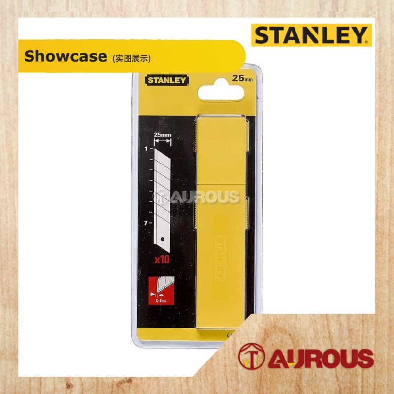 STANLEY 25MMx10PCS BLADE QUICK POINT CUTTER BLADE REFILL (0-11-325 ...