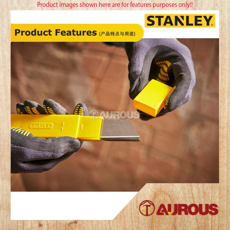 STANLEY 25MMx10PCS BLADE QUICK POINT CUTTER BLADE REFILL (0-11-325 ...