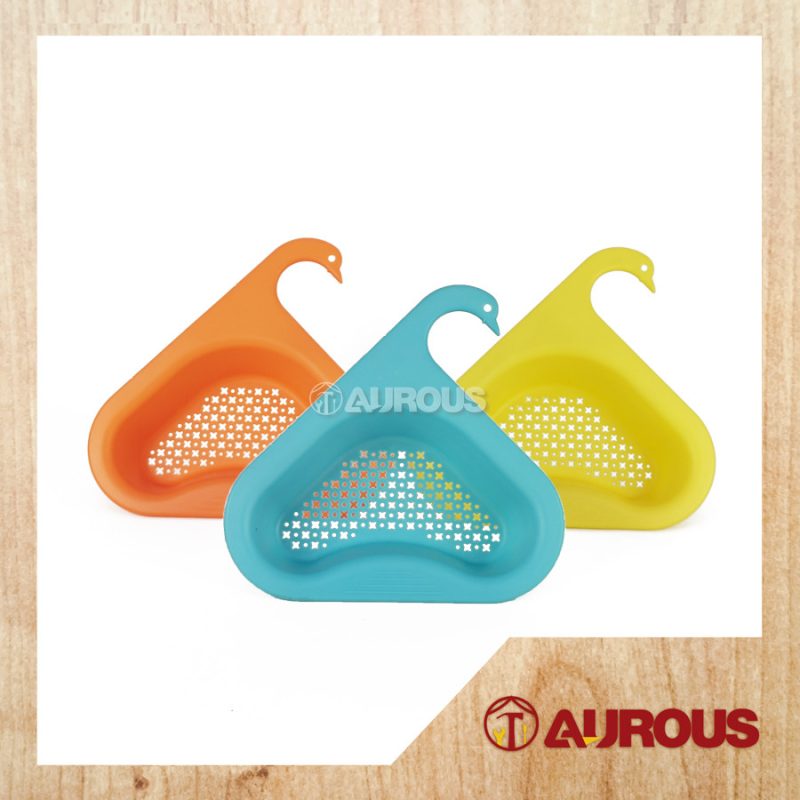 MULTIFUNCTION SWAN SHAPE KITCHEN SINK DRAIN HANGER STORAGE BASKET SINK ...