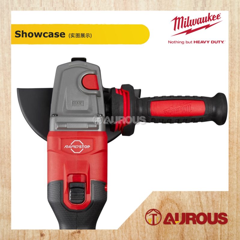 MILWAUKEE M18 FUEL 4" 100MM BRAKING ANGLE GRINDER RAPID STOP WITH SLIDE ...
