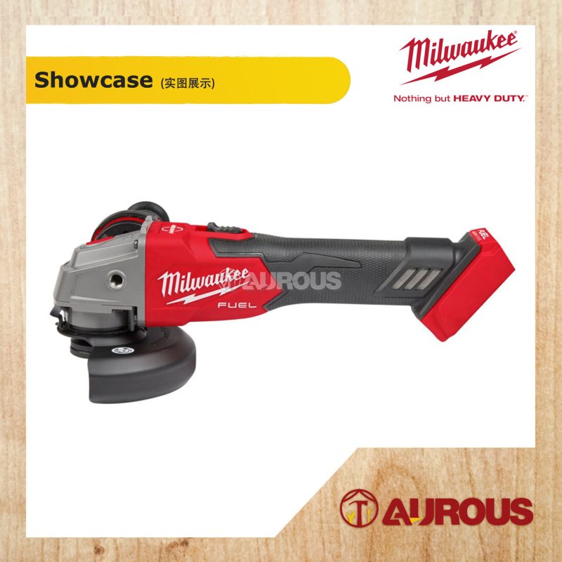 MILWAUKEE M18 FUEL 4" 100MM BRAKING ANGLE GRINDER RAPID STOP WITH SLIDE ...