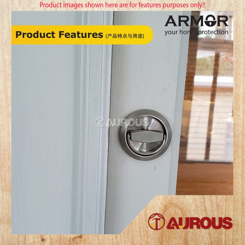 ARMOR STAINLESS STEEL SUS304 FLUSH PULL RING DOOR HANDLE (AFP-700/SS ...