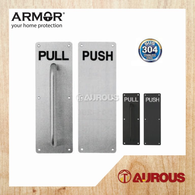 ARMOR STAINLESS STEEL SUS304 PULL PLATE / PUSH PLATE ( APH-PP500 / APH ...