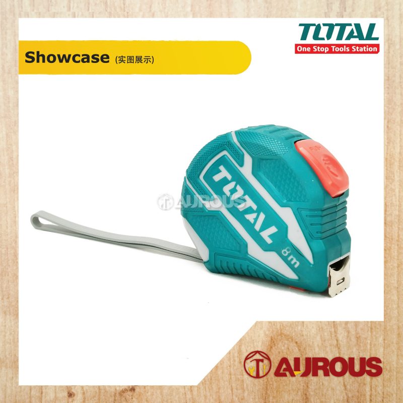 TOTAL STEEL MEASURING TAPE (8M-TMT126281 , 10M-TMT126101) - Aurous ...