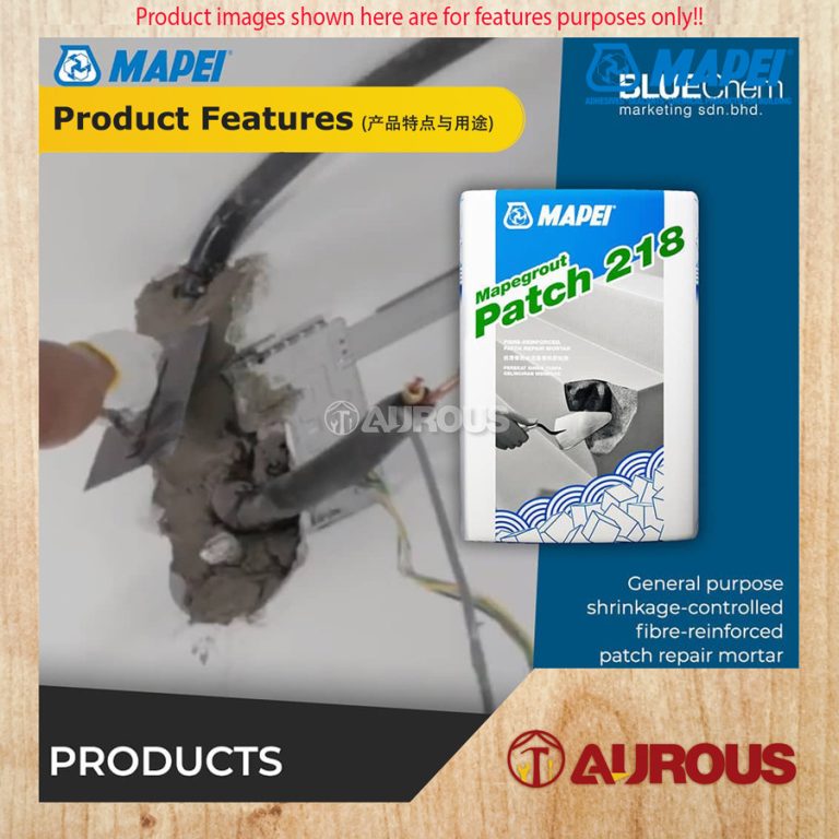 MAPEI MAPEGROUT PATCH 218 CEMENT SIMEN TAMPAL LUBANG 1KG/5KG [GREY ...