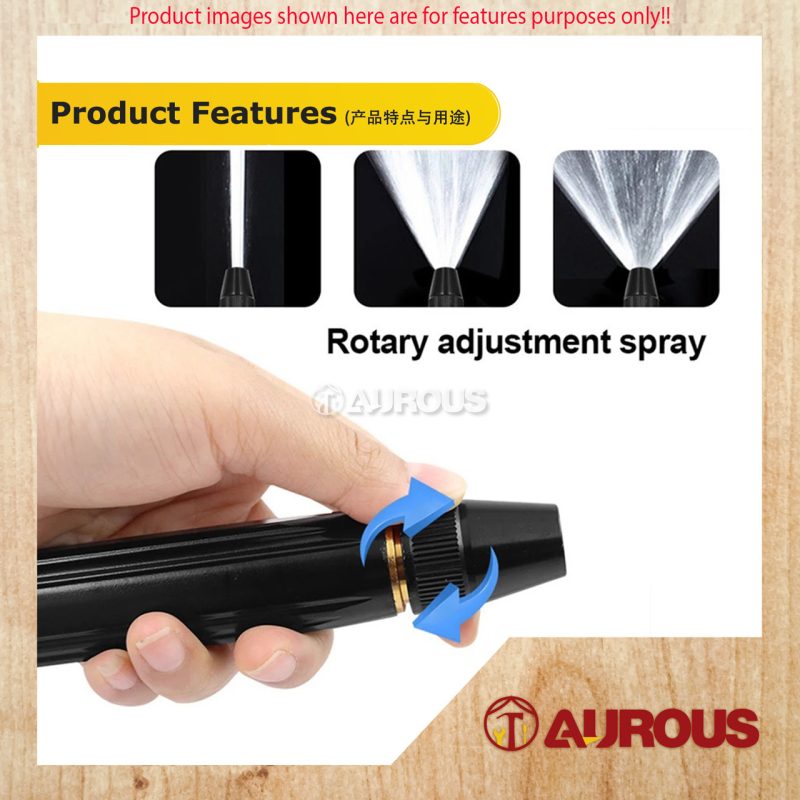 MULTIPURPOSE HIGH PRESSURE METAL WATER SPRAY GUN NOZZLE WATER HOSE ...