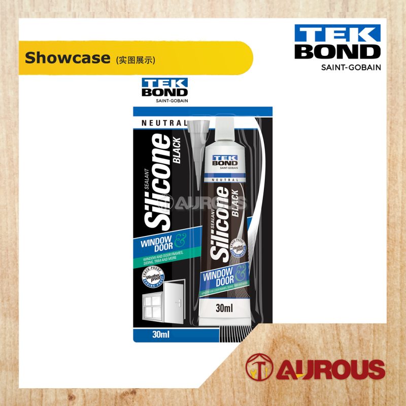 TEKBOND NEUTRAL WINDOW & DOOR HI WEATHERPROOF SILICONE SEALANT 30ML ...